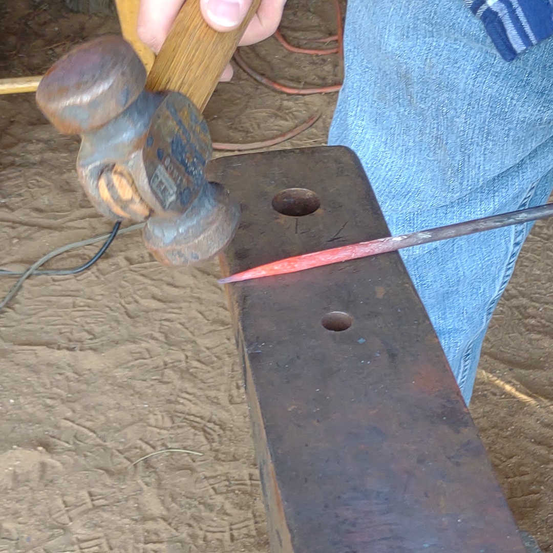 Blacksmithing Project - Spiral Key Ring | Rick's Hobby Garage