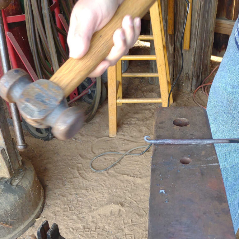 Blacksmithing Project - Spiral Key Ring | Rick's Hobby Garage