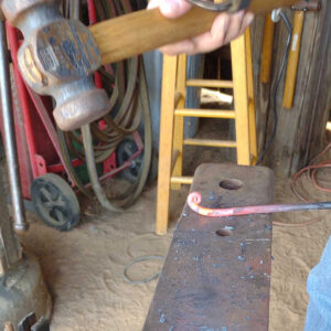Blacksmithing Project - Spiral Key Ring | Rick's Hobby Garage