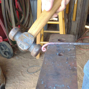 Blacksmithing Project - Spiral Key Ring | Rick's Hobby Garage