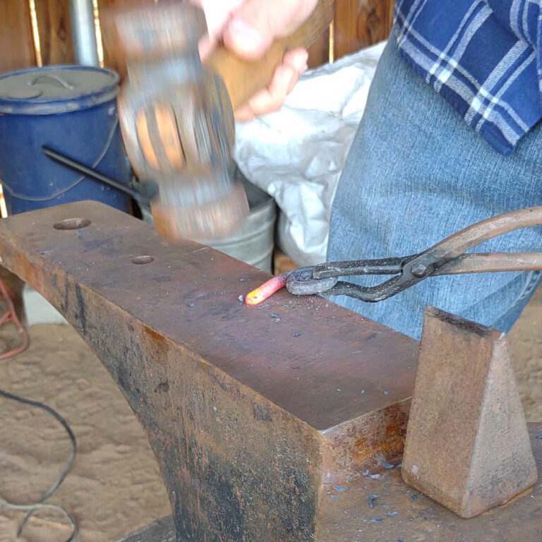 Blacksmithing Project - Spiral Key Ring | Rick's Hobby Garage