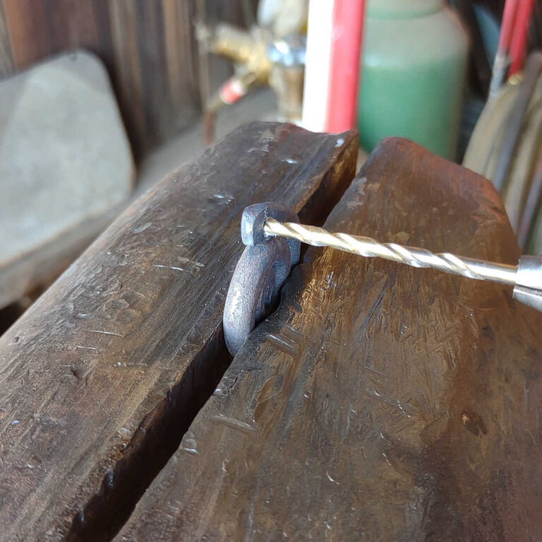 Blacksmithing Project - Spiral Key Ring | Rick's Hobby Garage