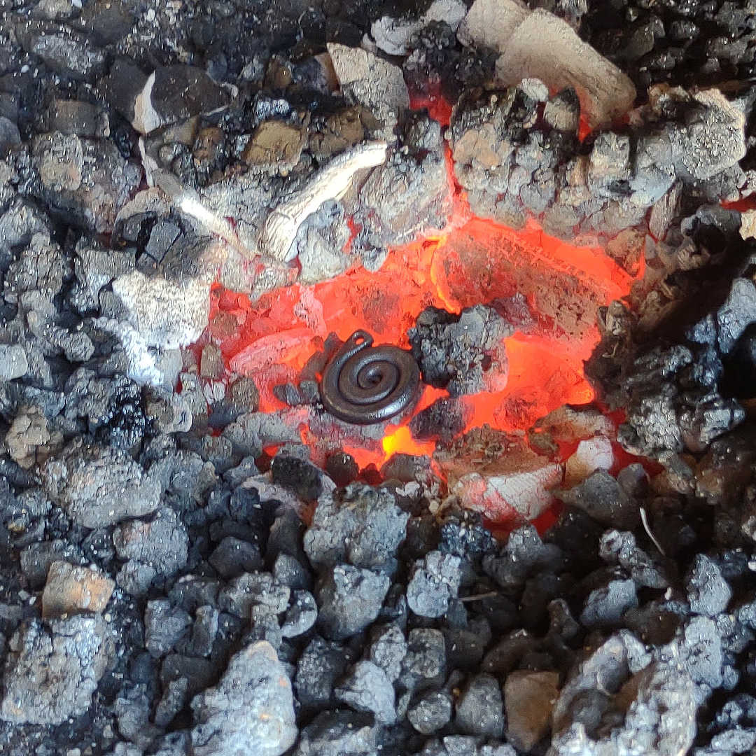 Blacksmithing Project - Spiral Key Ring | Rick's Hobby Garage
