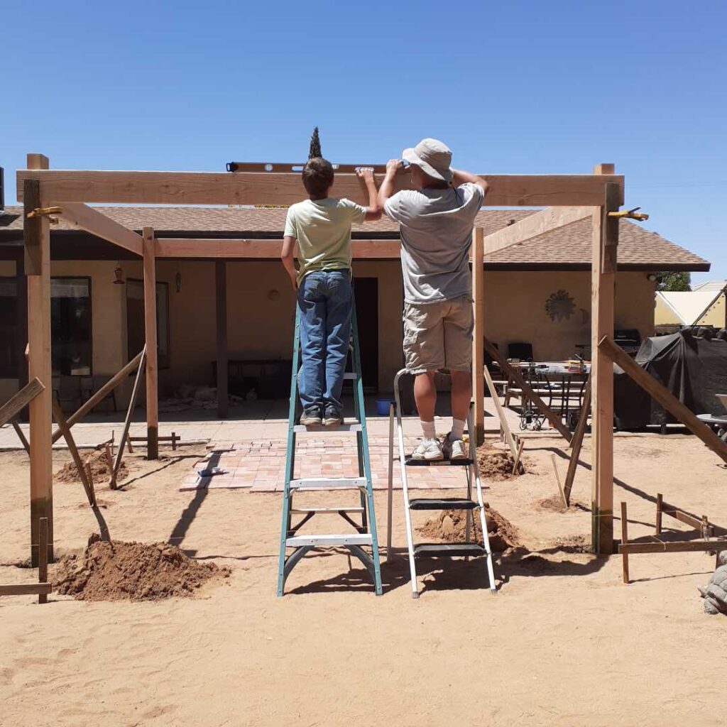 How to Build a Budget-Friendly Pergola | Rick's Hobby Garage