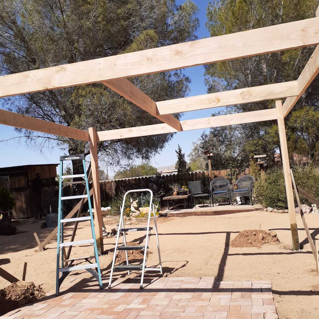 How to Build a Budget-Friendly Pergola | Rick's Hobby Garage